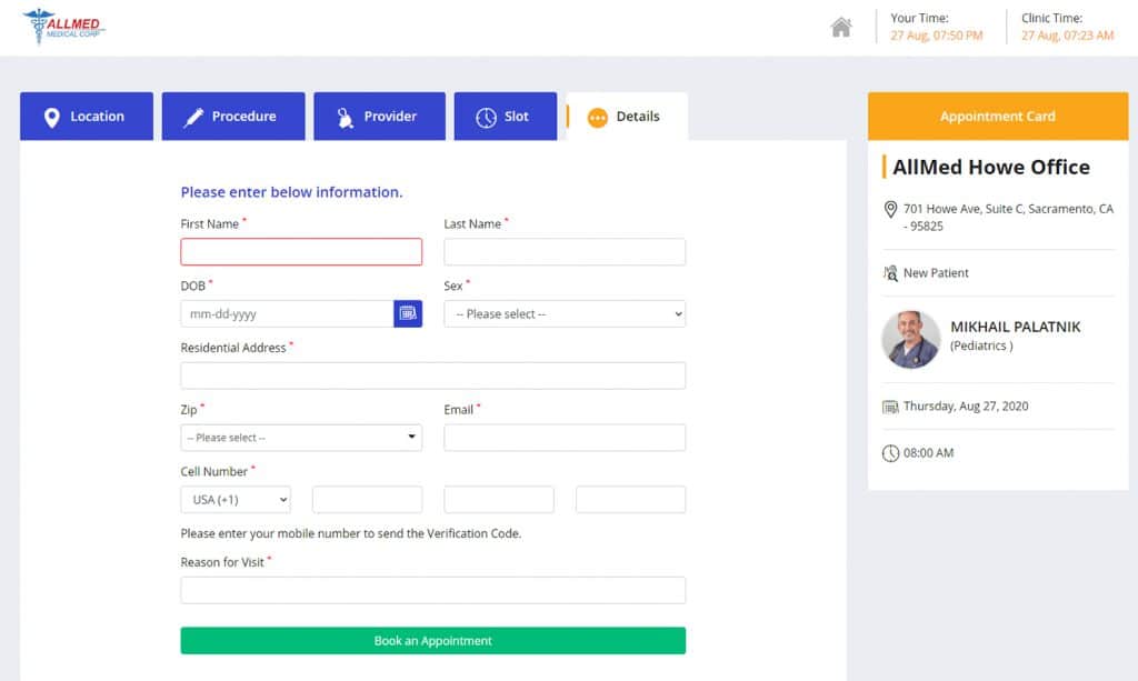 Doctor Appointment Management System | Pain Management EHR